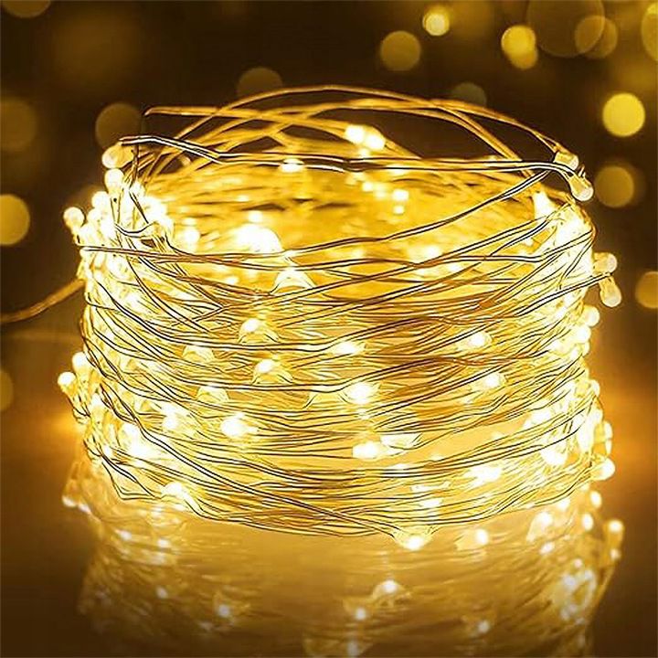 Łańcuch LED świąteczny MasterLED 2700K ciepła biel 10m 100 diod lampki ...