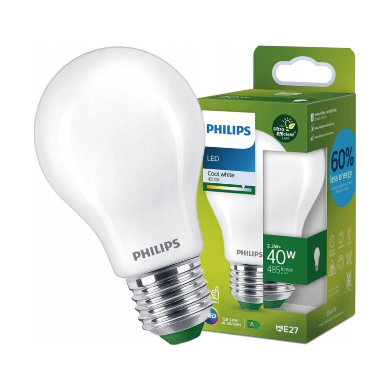 Żarówka Philips LED CLA 40W A60 E27 4000K FR UE SRT4 1 szt ...