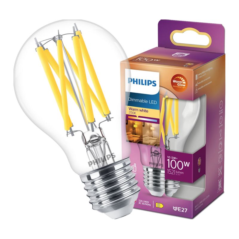 Żarówka Philips LED classic 100W A60 E27 CL WGD90 SRT4 1 szt. | Majsterkowanie w Castoramie