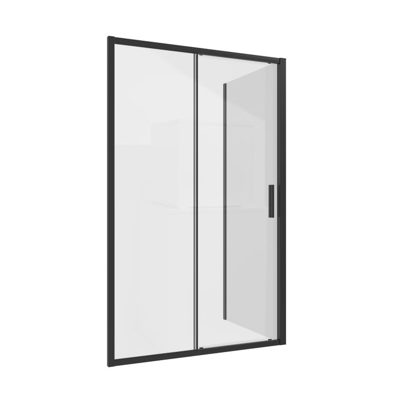 Ścianka stała prysznicowa Ravak Blix Slim BLSPS 80 czarny szkło ...