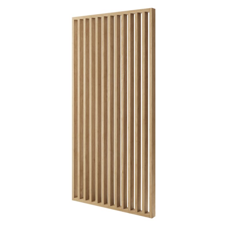 Ścianka z lameli - Gotowy zestaw - szerokość 59 cm - LAMELE3D - Dąb ...