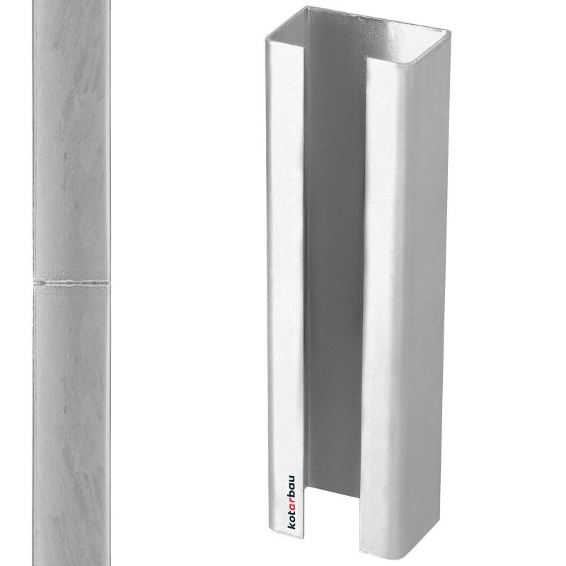 Łącznik do przedłużenia KOTARBAU słupka ogrodzeniowego ocynk 55x35 mm 1 ...