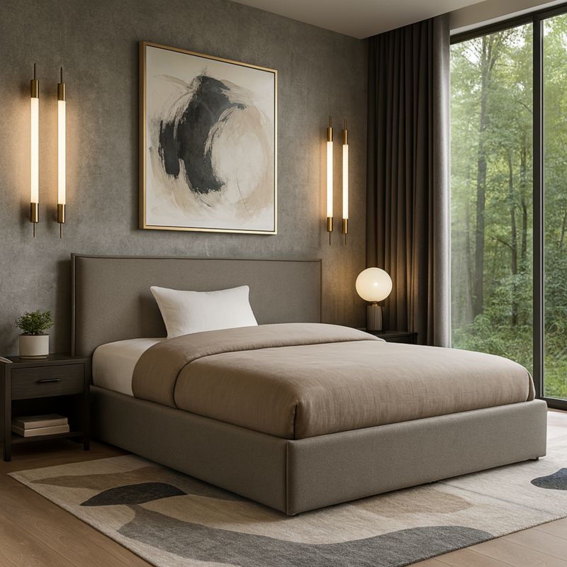 Łóżko SOFELLO tapicerowane MONO 180x200 metalowy stelaż riviera 91 1szt.