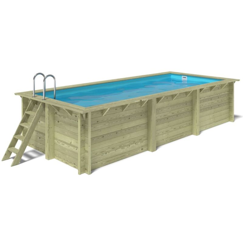 Basen drewniany Aqua ALTANKA 6,1x - H.1,31 m - z filtracją, BAS7307OSPL ...