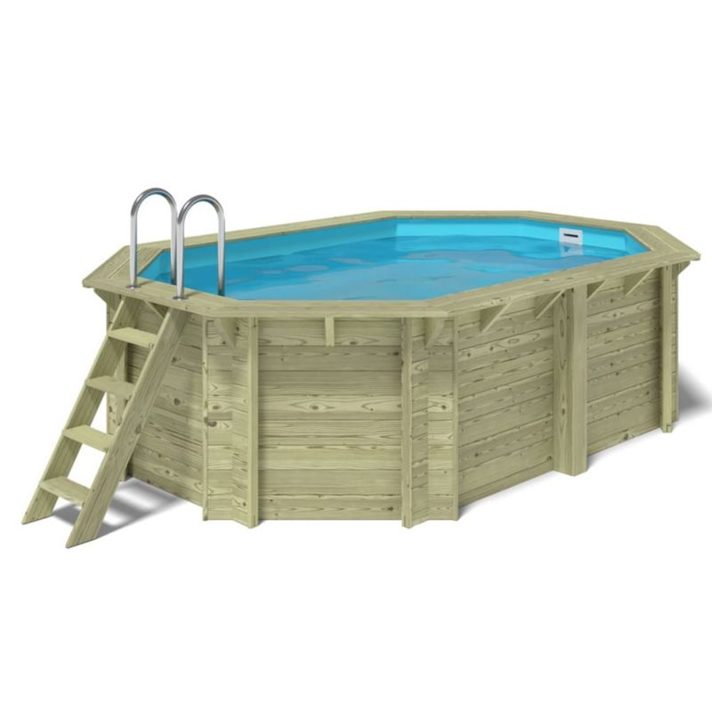 Basen drewniany Nemo ALTANKA 4,3x3 - H.1,18 m - z filtracją ...