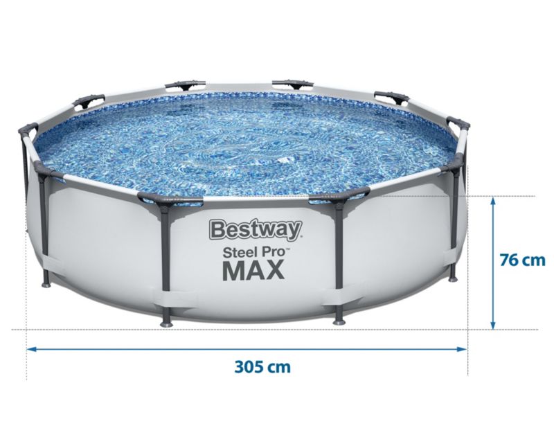 Basen ogrodowy Bestway stelażowy 305 x 76 cm 1szt. | Majsterkowanie w Castoramie