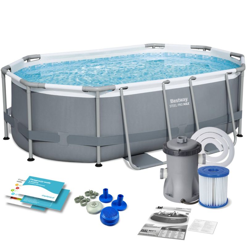 Basen ogrodowy Bestway stelażowy 305x200x84cm 5614A 1 szt. | Majsterkowanie w Castoramie