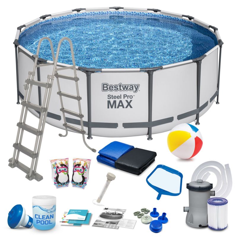 Basen ogrodowy Bestway stelażowy 396x122 5618W-17W1 1 szt. | Majsterkowanie w Castoramie