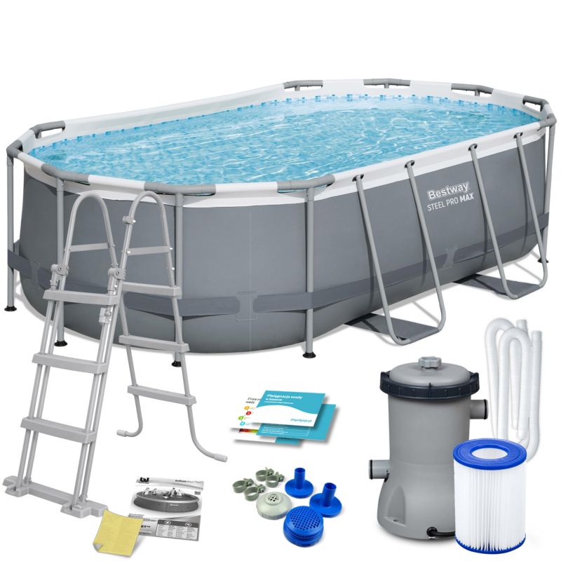 Basen ogrodowy Bestway stelażowy 427x250x100 56620 1 szt | Majsterkowanie w Castoramie
