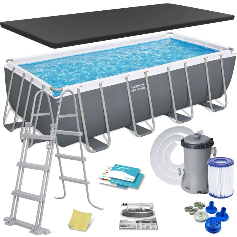 Basen ogrodowy Bestway stelażowy 488 x 244 x 122 cm 56670 1szt. | Majsterkowanie w Castoramie
