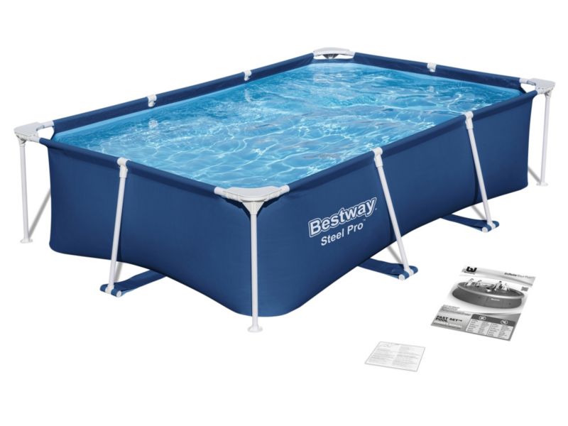 Basen ogrodowy stelażowy Bestway 259x170x61cm prostokątny 56403N 1szt. | Majsterkowanie w Castoramie