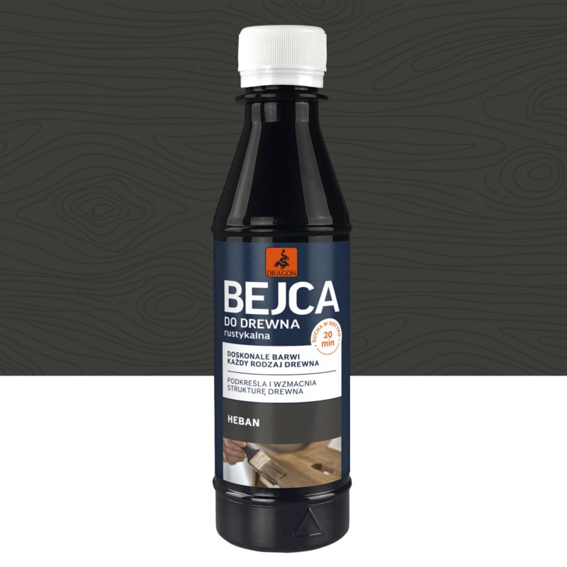 Bejca rustykalna Dragon Heban 200ml | Majsterkowanie w Castoramie