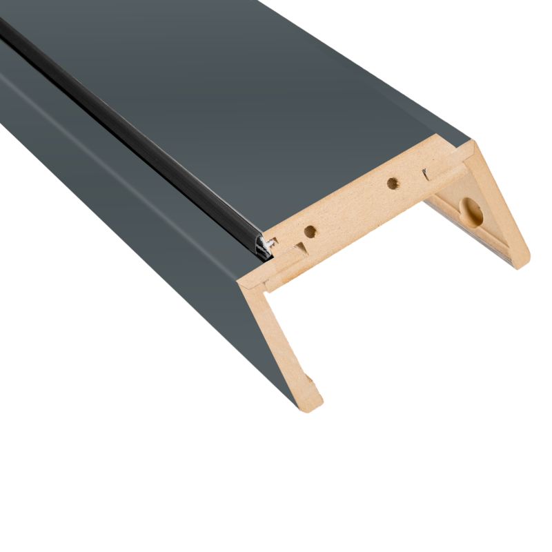 Belka ościeżnicy regulowana Fortia 155-175 mm 8 cm 90 stopni 80 oliwka