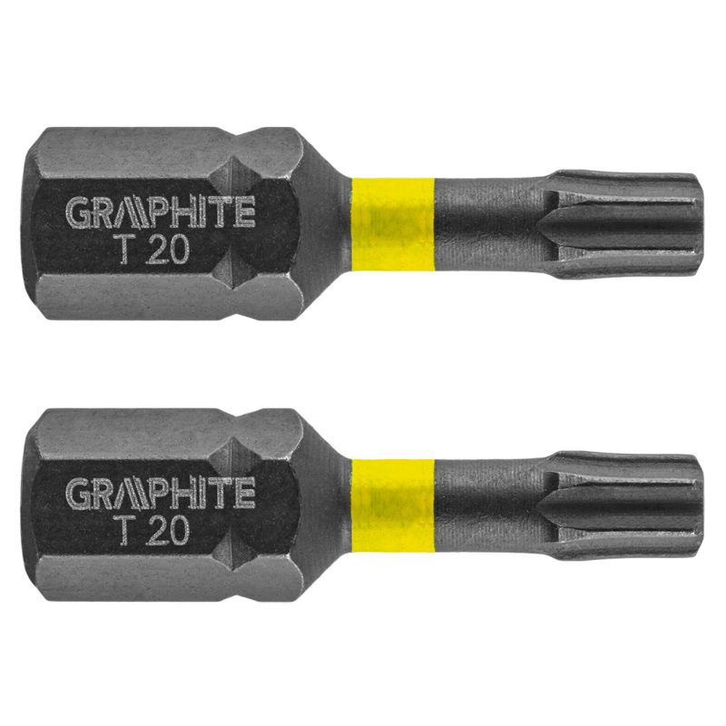 Bity udarowe GRAPHITE typ TX20 x 25 mm, 2 szt. 1 kpl. | Majsterkowanie ...