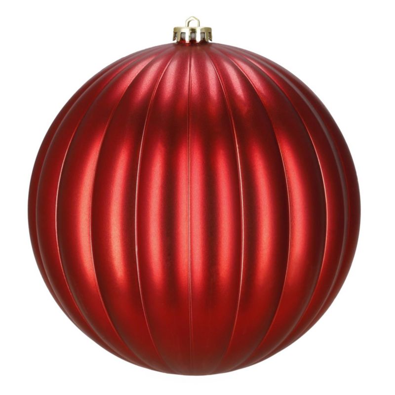 Bombki choinkowe Springos 20,5 cm nietłukące czerwone 3 szt.