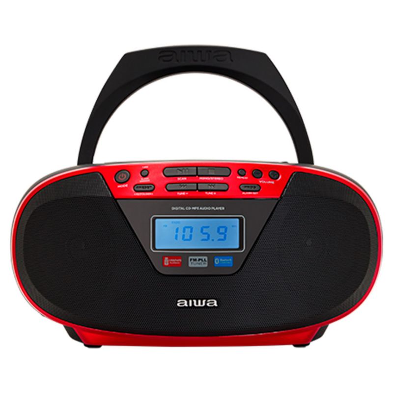 Boombox AIWA BBTU-400RD CD/FM RDS/USB/BT Czerwony 1szt.
