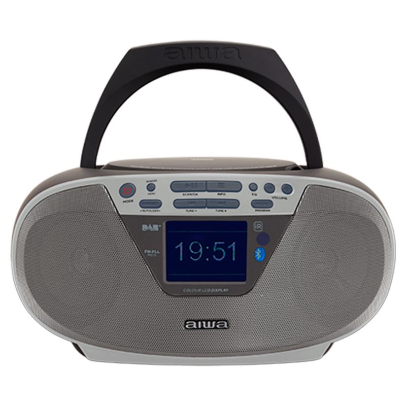 Boombox AIWA BBTU-500 DAB+/FM RDS/CD/USB/BT Szary 1szt ...