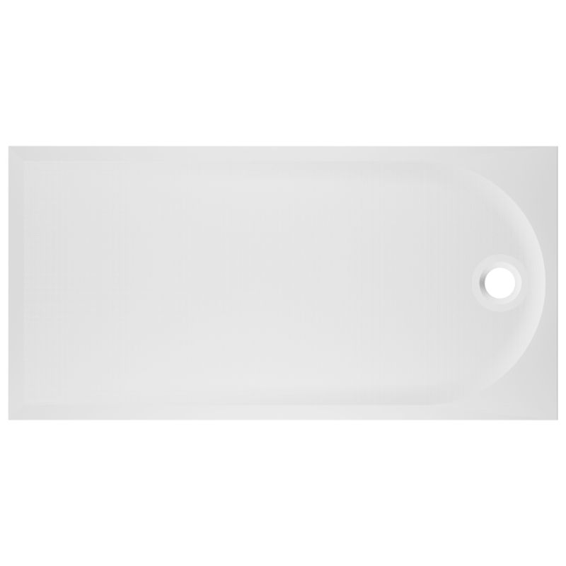 Brodzik konglomeratowy GoodHome Cavally prostokątny 80 x 160 x 3 cm ...