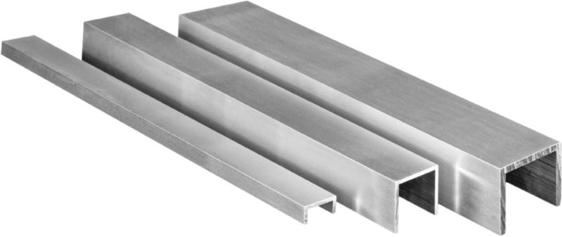 Ceownik aluminiowy SZCZOTKOWANY GAL-INDUSTRIAL 8x8x8x1mm 230 cm Profil ...