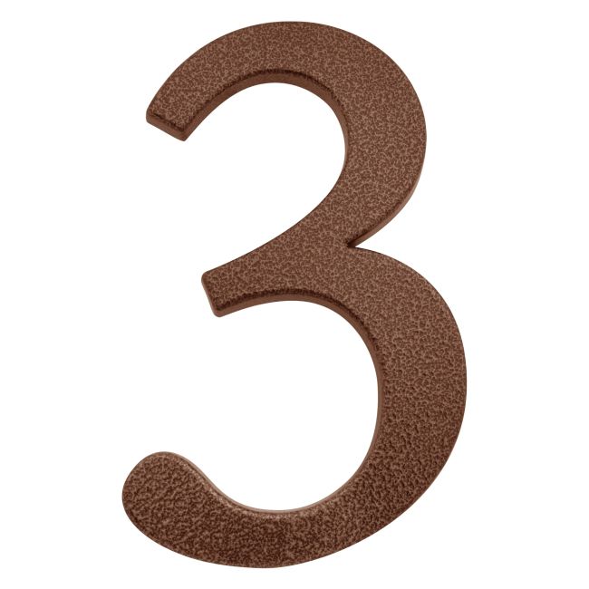 Cyfra 3 Stahl 190 mm aluminium złoty brąz | Majsterkowanie w Castoramie