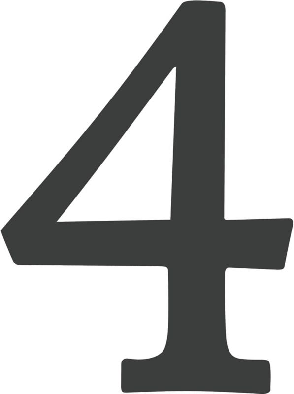 Cyfra 4 Stahl aluminium 190 mm grafitowa | Majsterkowanie w Castoramie