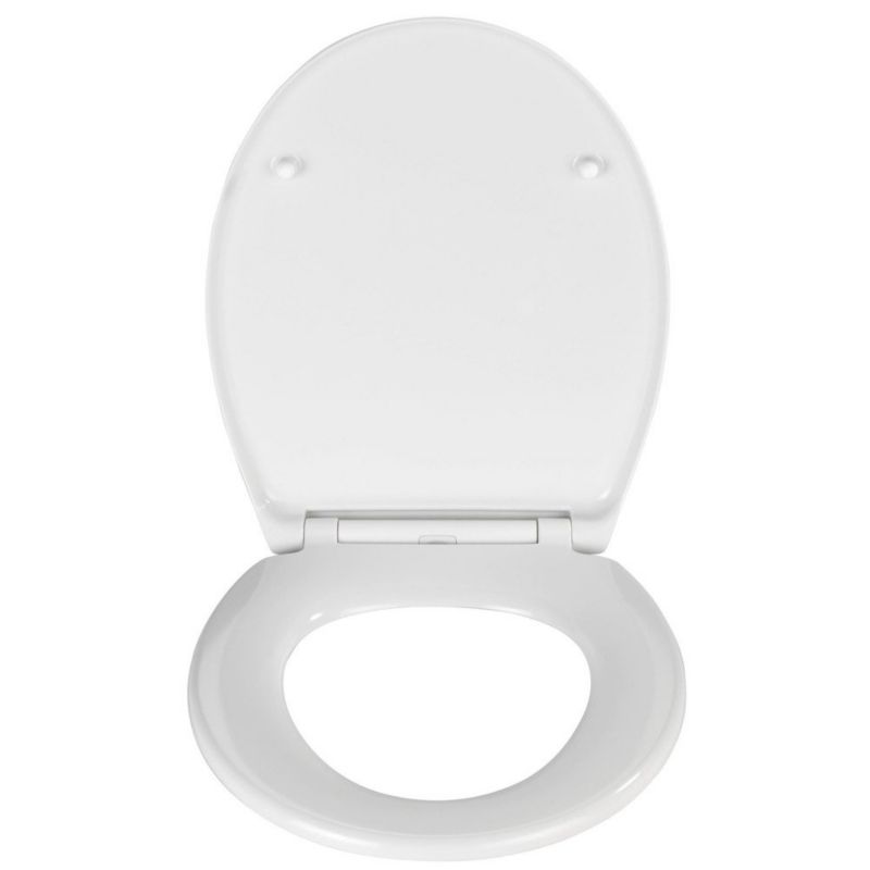 Deska sedesowa Wenko Samos wolnoopadająca Easy Close Fix-Clip biały ...