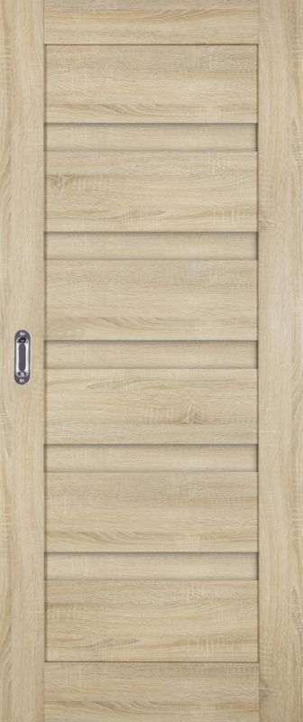 Drzwi pełne przesuwne Credis 80 dąb sonoma | Majsterkowanie w Castoramie