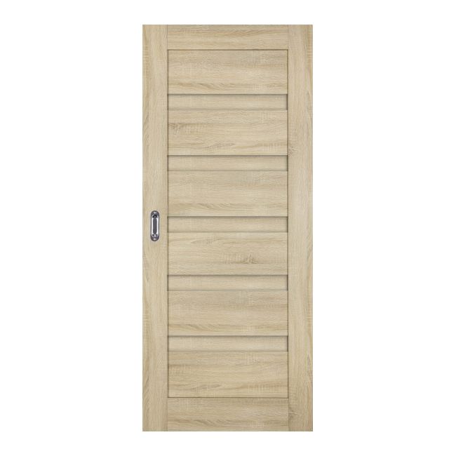 Drzwi pełne przesuwne Credis 90 dąb sonoma | Majsterkowanie w Castoramie