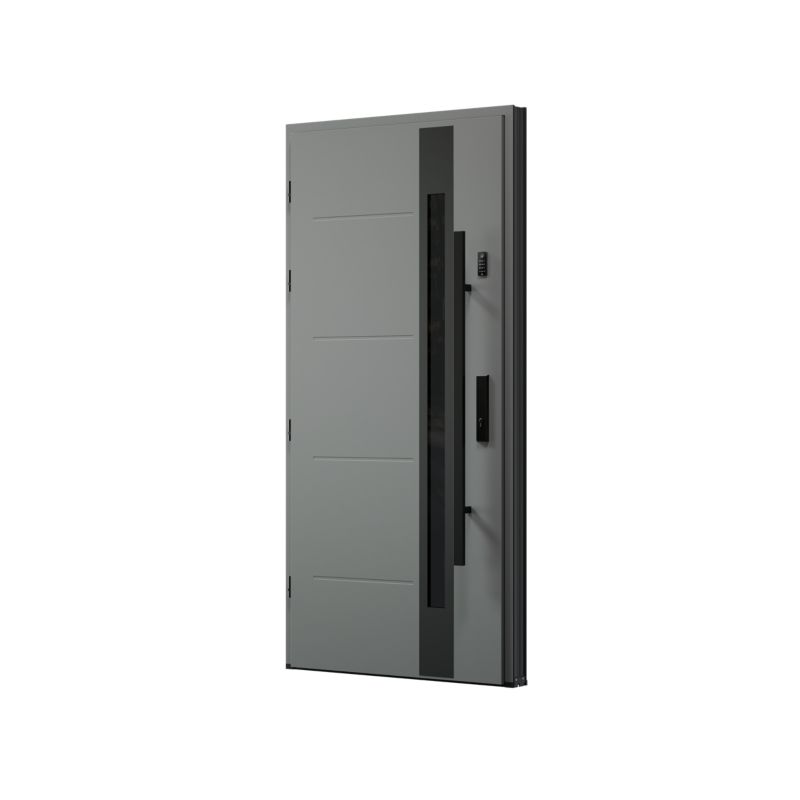 Drzwi zewnętrzne Radex Neodym P90 90 lewe antracyt