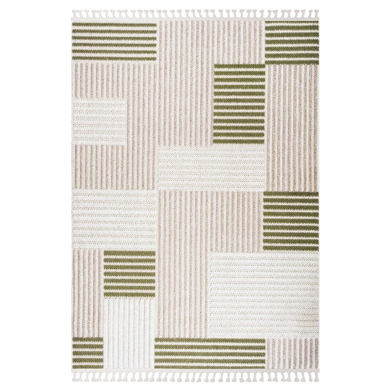 Dywan Jardin Geo 140 x 190 cm zielony | Majsterkowanie w Castoramie