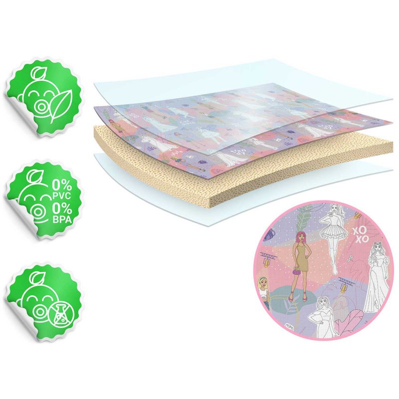 Dywan piankowy mata edukacyjna 2w1 Ricokids zmywalna kolorowanka ...