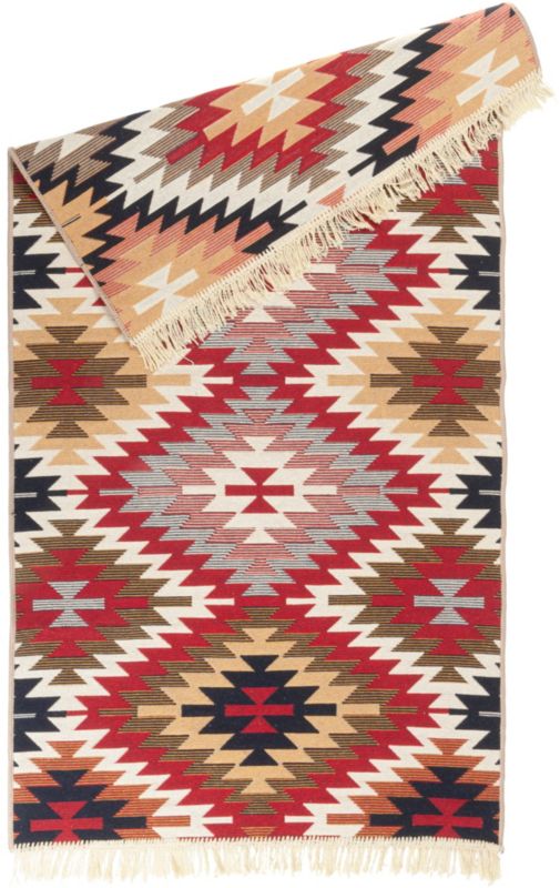 Dywan Pled 80 x 150 cm aztecki beżowy | Majsterkowanie w Castoramie