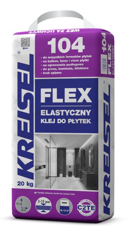 Elastyczny klej do płytek Kreisel FLEX 104 20 kg | Majsterkowanie w Castoramie