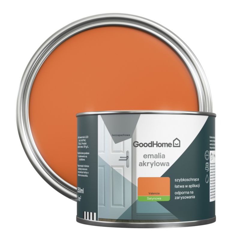 Emalia akrylowa plamoodporna GoodHome valencia 0,25 l | Majsterkowanie ...