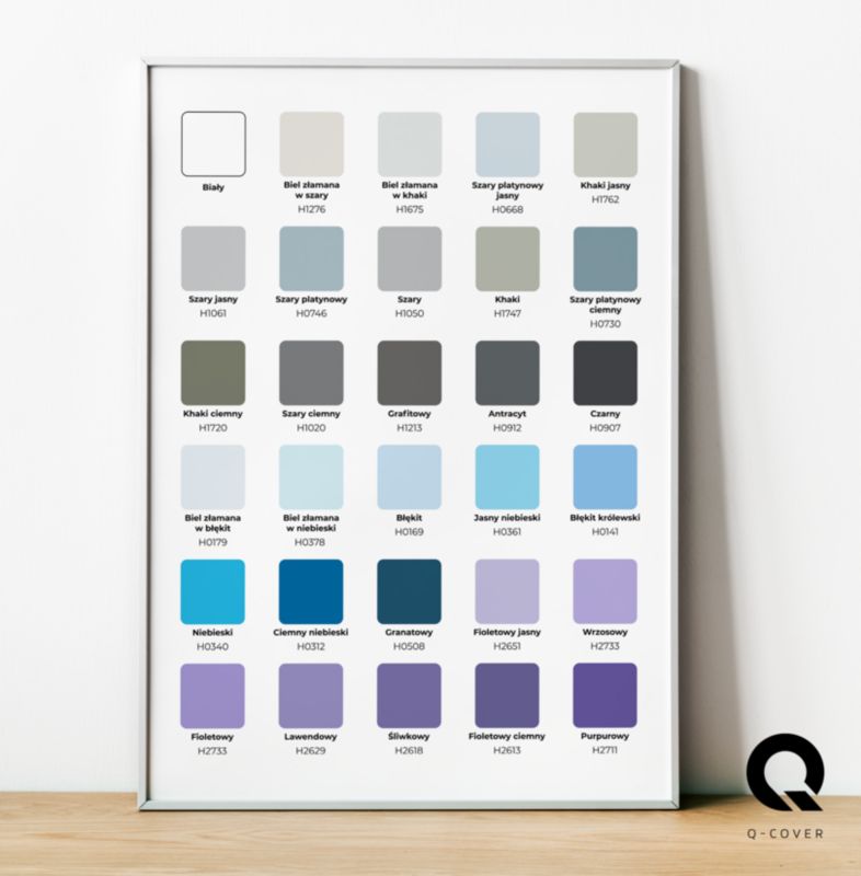 Farba Ceramiczna Do Ścian i Sufitów Q-Cover Brązowy H5018 Głęboki Mat 10L