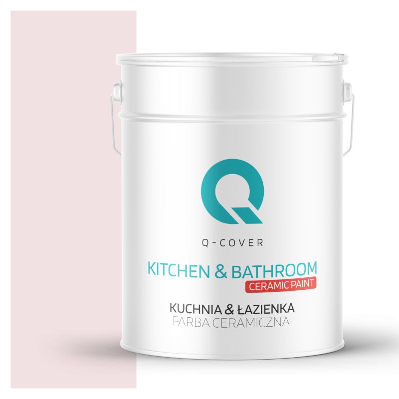 Farba Ceramiczna Kuchnia & Łazienka Q-Cover Biel złamana w róż H3678 ...