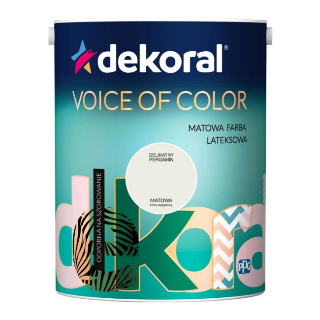 Farba Dekoral Voice of Color delikatny pergamin 5 l | Majsterkowanie w ...