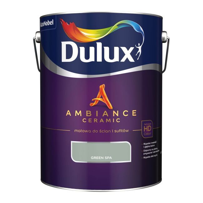 Farba Dulux Ambiance Ceramic green spa 5 l | Majsterkowanie w Castoramie