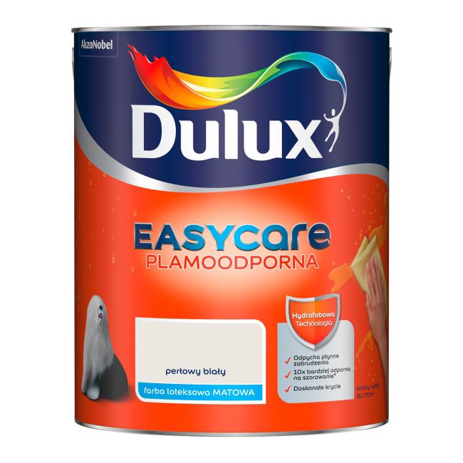 Farba Dulux EasyCare perłowy biały 5 l
