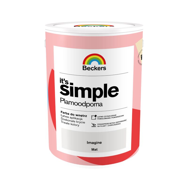 Farba kolorowa Beckers It's Simple imagine 5 l | Majsterkowanie w ...