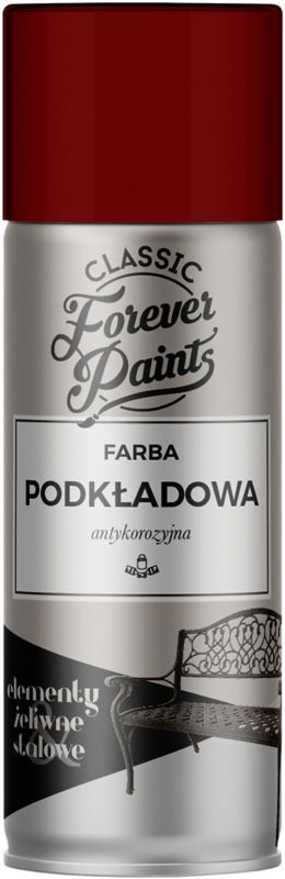 Farba podkładowa antykorozyjna Forever Paints 400 ml czerwona tlenkowa ...