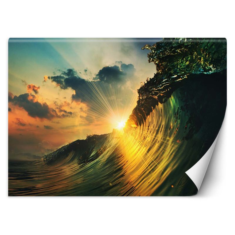 Fototapeta Feeby Zachód słońca fale 400x280 1 szt | Majsterkowanie w ...