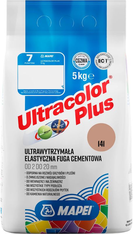 Fuga elastyczna Mapei Ultracolor Plus 141 karmelowa 5 kg ...