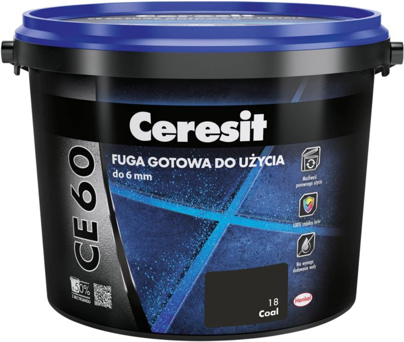 Fuga gotowa Ceresit CE60 węgiel 2 kg | Majsterkowanie w Castoramie