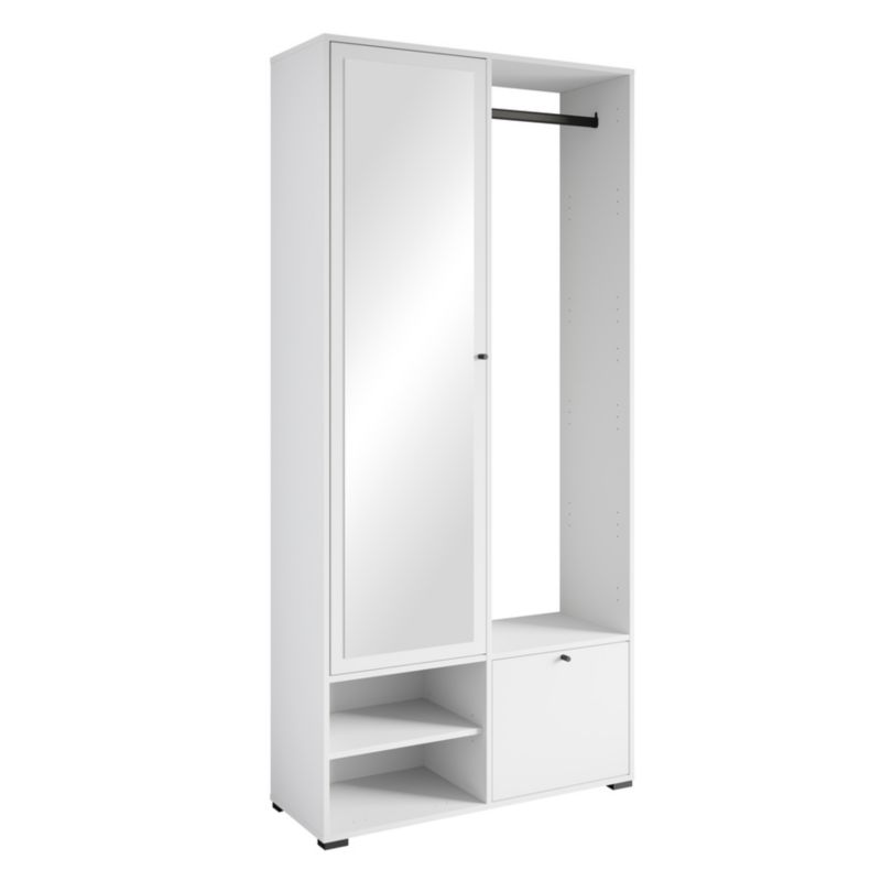 Garderoba MINIO go for it DAFNI 90 x 190 x 33 cm biała 1 szt. | Majsterkowanie w Castoramie