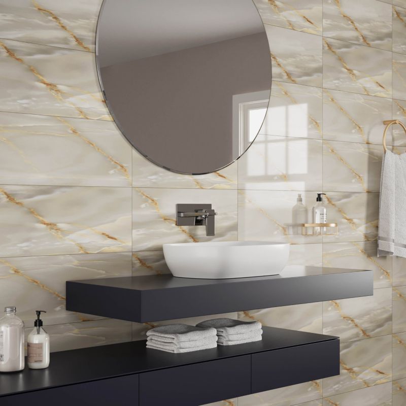 Glazura Lasa 30 x 60 cm gold 1,44 m2 | Majsterkowanie w Castoramie