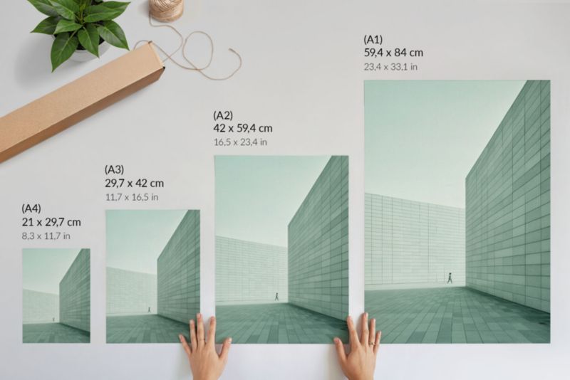 Grafika Na Ścianę ArtPrintCave 59,5x84 cm Nowoczesna architektura El 1 szt.