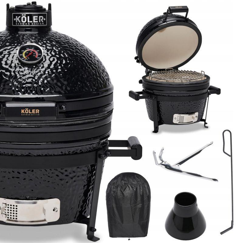 Grill Ceramiczny Węglowy Kamado KOLER EG16 41cm ze stelażem wędzarka | Majsterkowanie w Castoramie