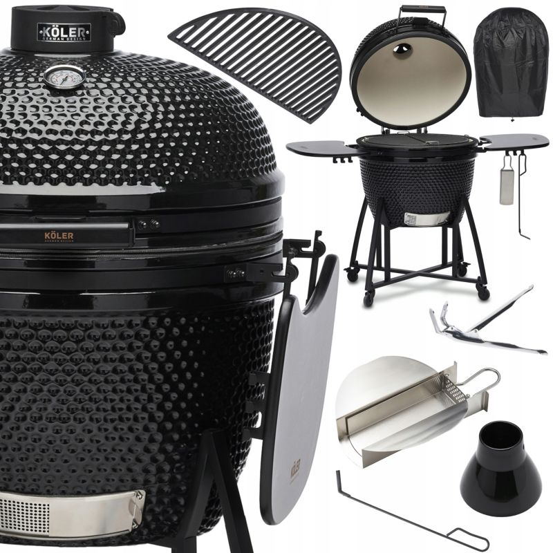 Grill Ceramiczny Węglowy Kamado KOLER EG26 66cm z wózkiem wędzarka | Majsterkowanie w Castoramie