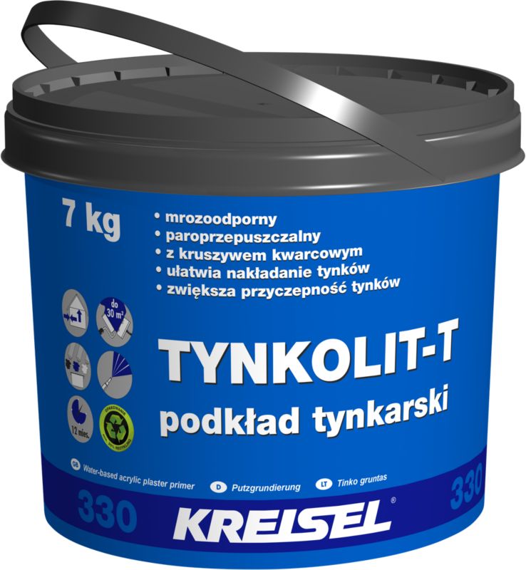Grunt pod tynki Kreisel Tynkolit-T 330 biały 7 kg | Majsterkowanie w Castoramie